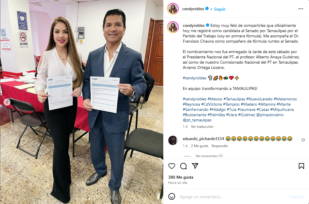 Cendy Robles, la modelo de OnlyFans que busca ser senadora por ...
