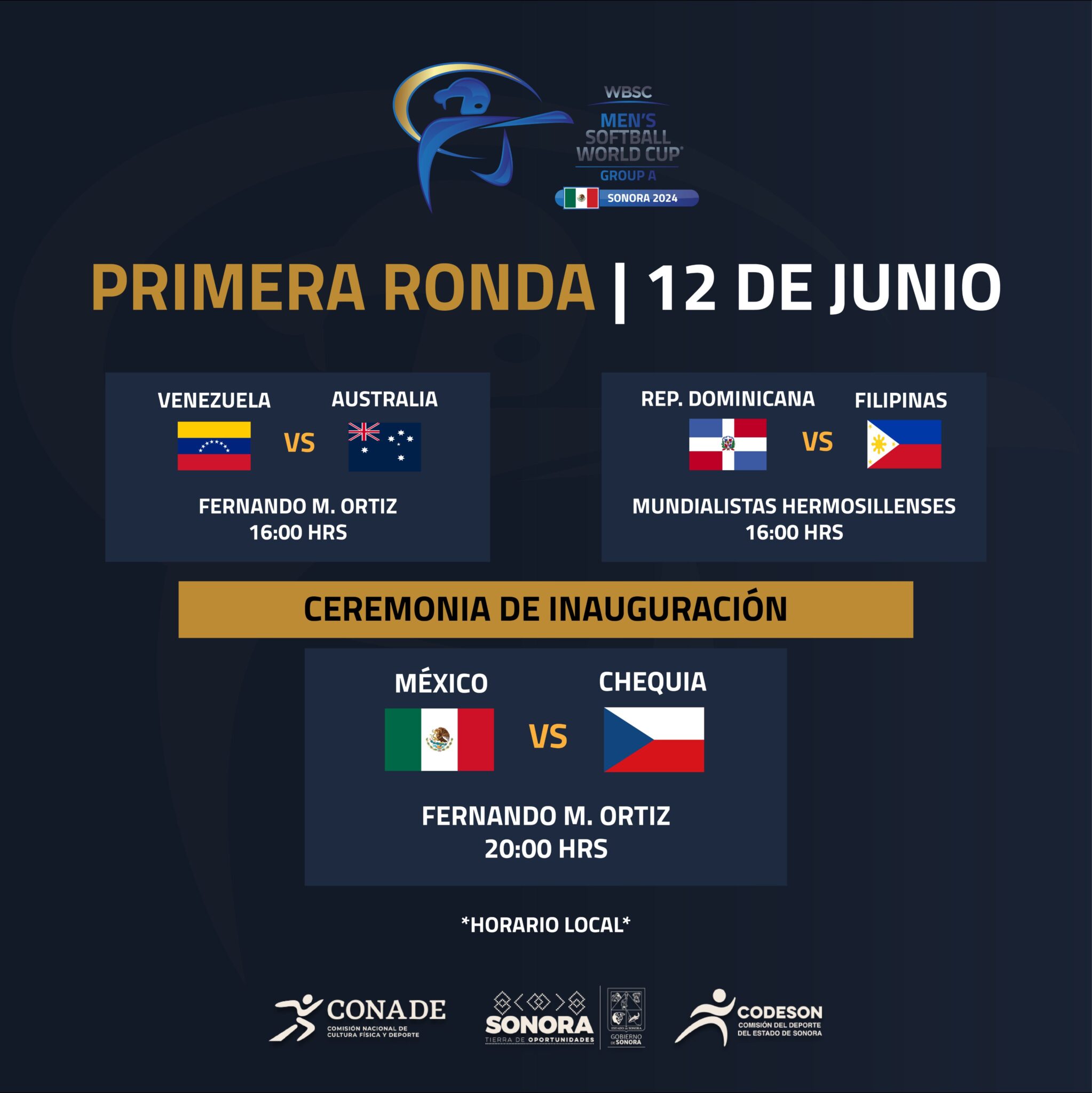 Arranca el Mundial de Softbol Masculino en Hermosillo – El Observador ...